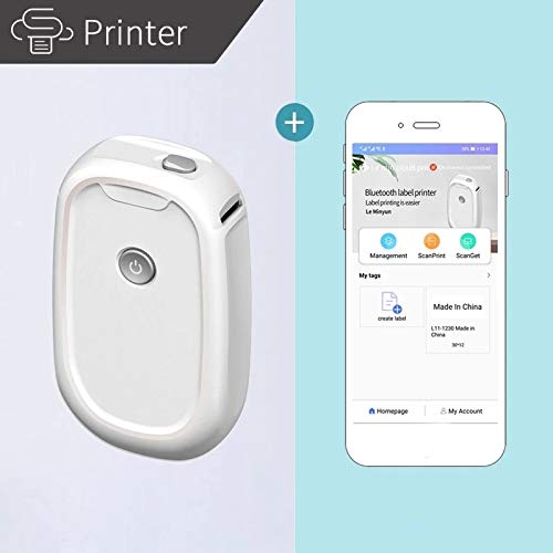 KXDFDC Portable Printer, L11 Thermal Label Printer Home Portable Label Machine