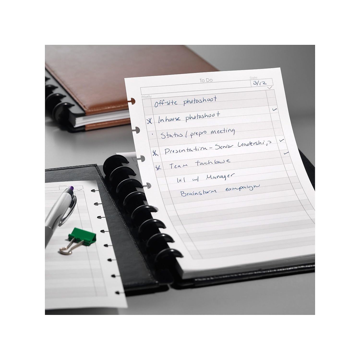 Staples? Arc "to-Do" Notebook Filler Paper, Junior-Sized, White, 50 Sheets