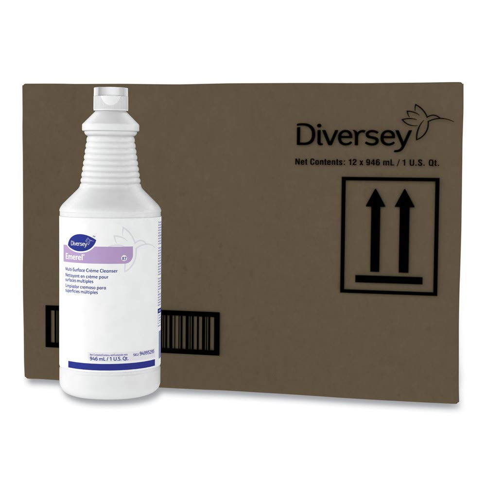 Diversey 94995295 Emerel Multi-Surface Creme Cleanser Fresh Scent 32oz Bottle 12/Carton