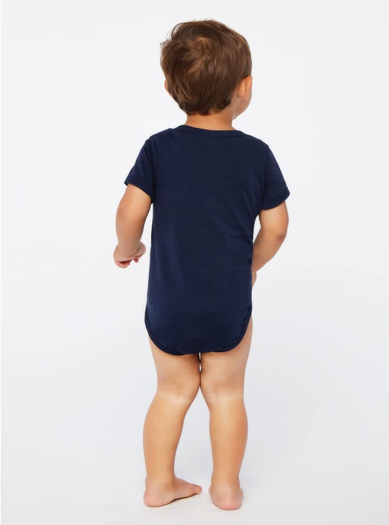 Rabbit Skins Infant Fine Cotton Jersey Lap-Shoulder Bodysuit - Turquoise - 12M