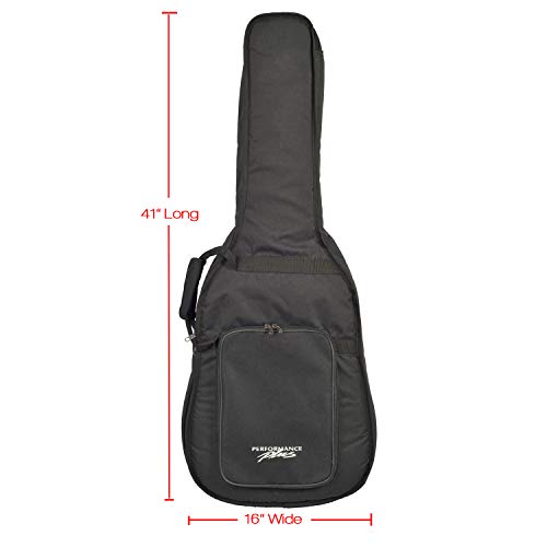 Performance Plus GB570 Deluxe Heavy Duty 600 Denier Nylon Dreadnought Guitar Bag