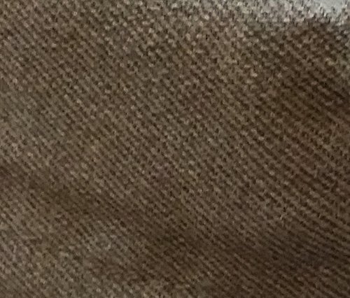 Dogbed4less 55X47X4 Inches Heavy Duty Brown Color Denim Jean Dog Pet Bed External Zipper Cover - Replacement Cover only
