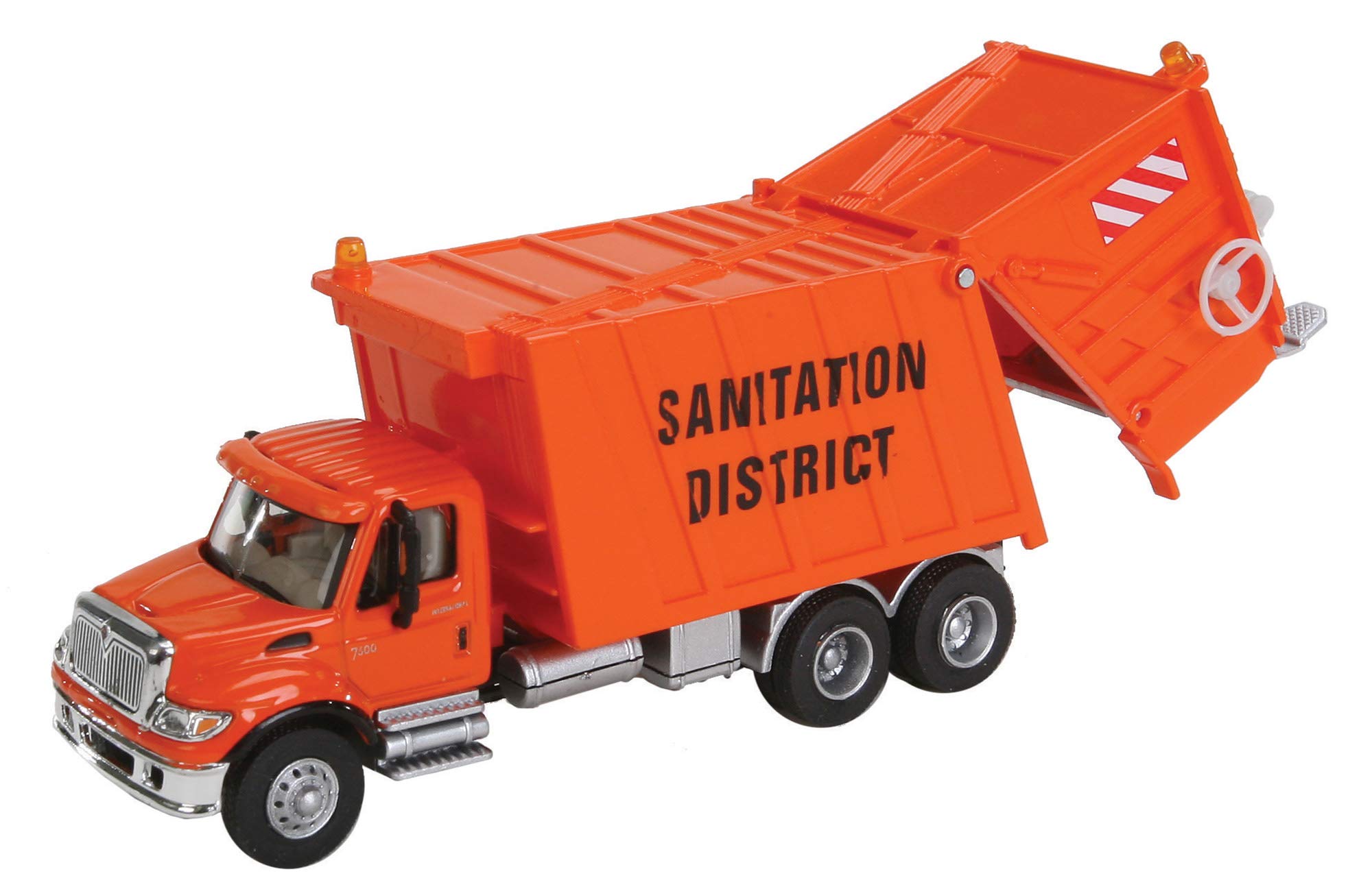 Walthers SceneMaster International, Orange 7600 Garbage Truck
