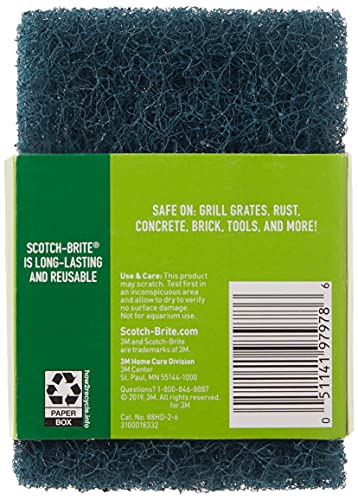 Scotch-Brite Heavy Duty Industrial Strength Scour Pad, 2 Scour Pads