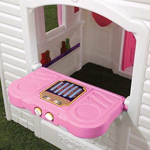 Step2 Sweetheart Kids Playhouse, Indoor/Outdoor Playset, Interactive Play with Sounds, Made of Durable Plastic, For Toddlers 1.5+ Years Old