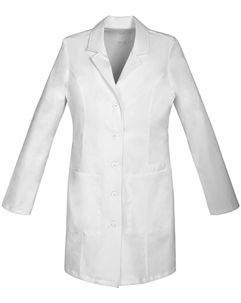 Cherokee Women's Ww Premium 33 Inch Women's Lab Coat, White, Medium
