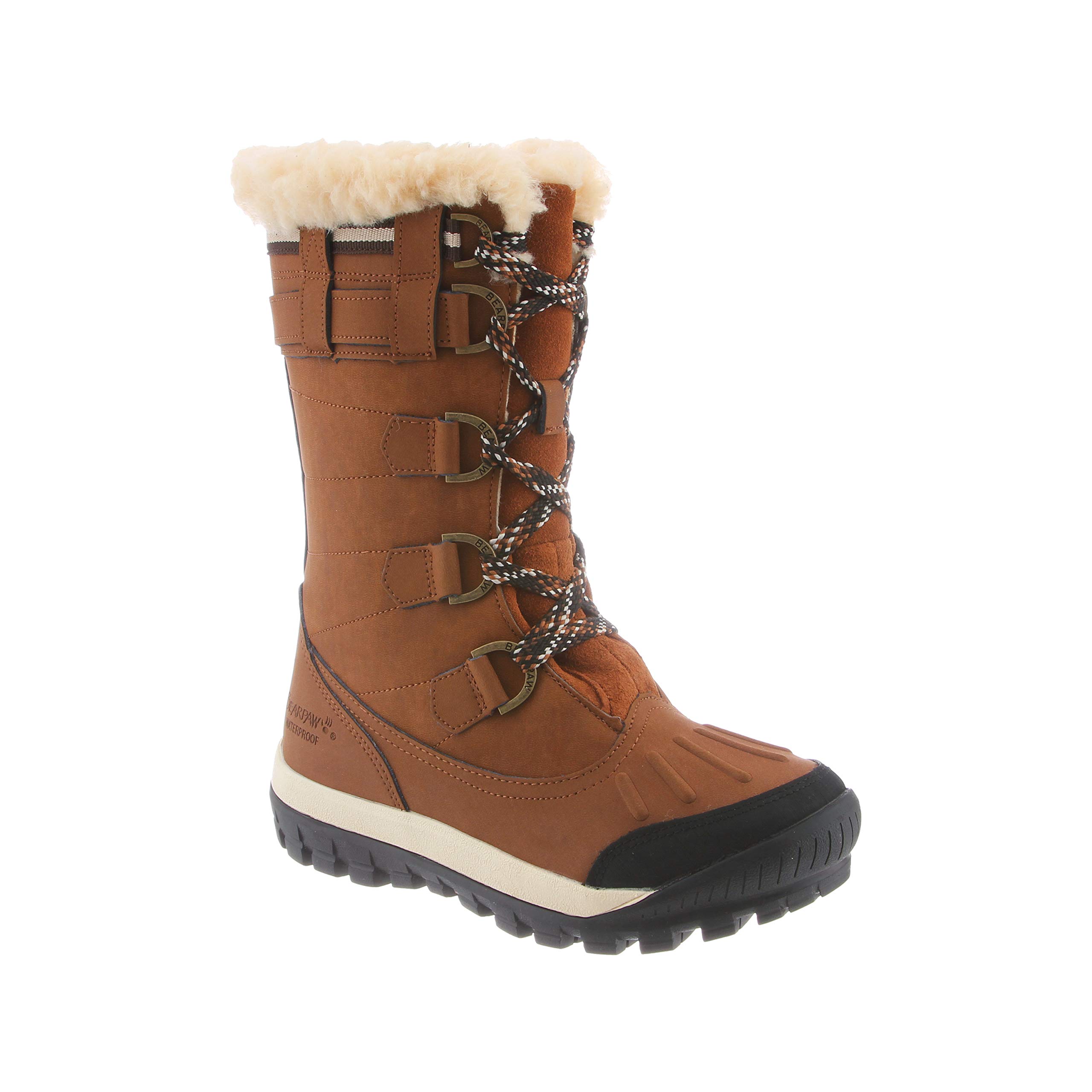 BEARPAW Women's Desdemona Hickory Size 10 | Women's Boot Classic Suede | Women's Slip On Boot | Comfortable Winter Boot