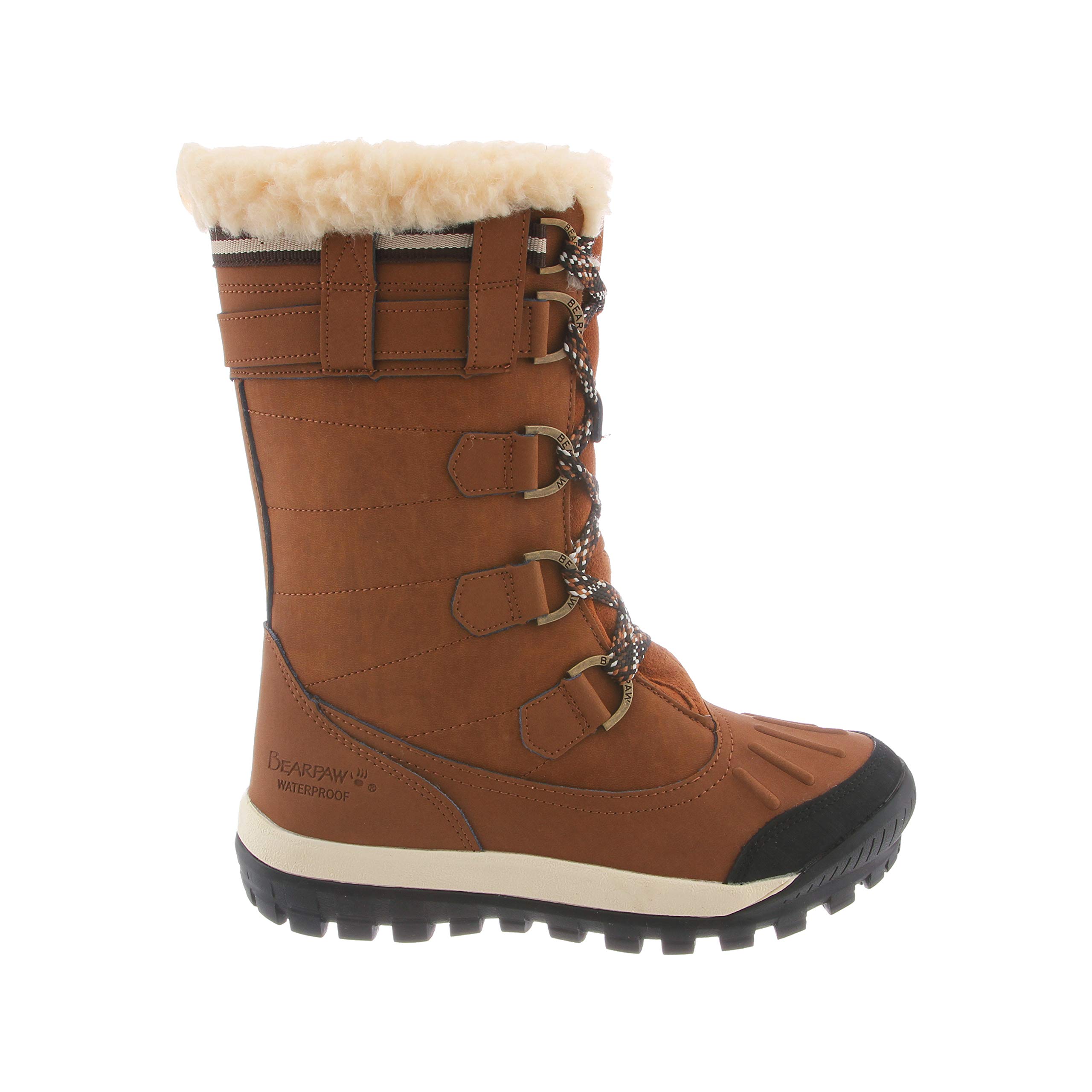 BEARPAW Women's Desdemona Hickory Size 10 | Women's Boot Classic Suede | Women's Slip On Boot | Comfortable Winter Boot
