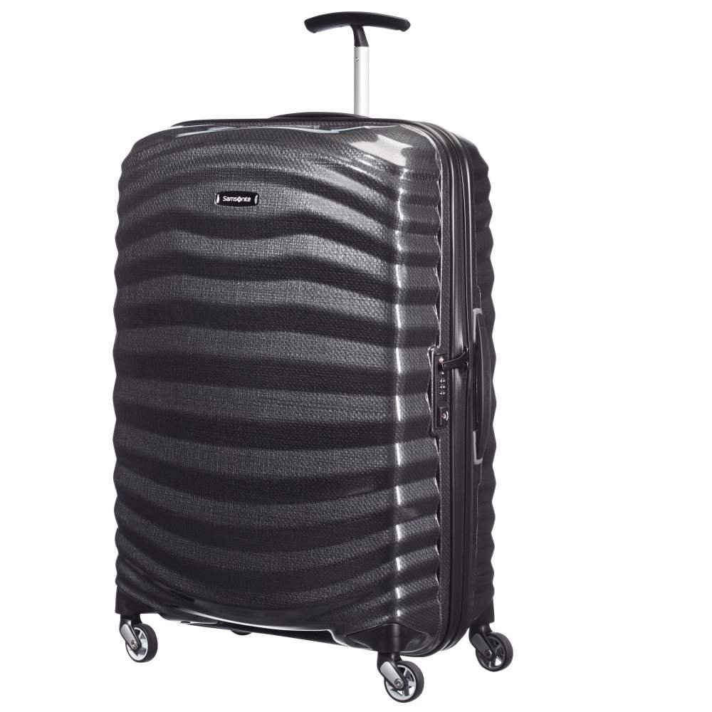 Samsonite Lite-Shock Hand Luggage, Black, M (69 cm-73 L), Suitcase