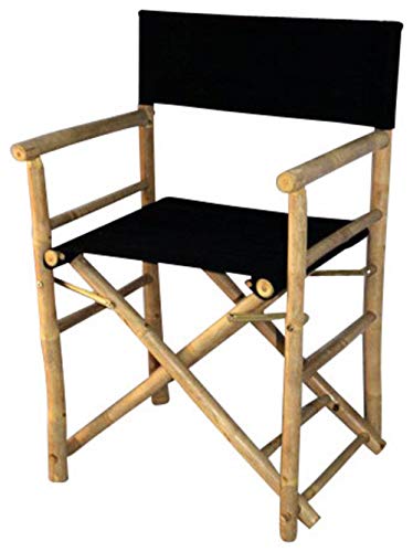 Master Garden Products Bamboo Director Chair, 35”H x 23”W x 19”D