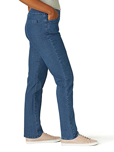 Chic Classic Collection Women's Easy-Fit Elastic-Waist Pant, Mid Shade, 18