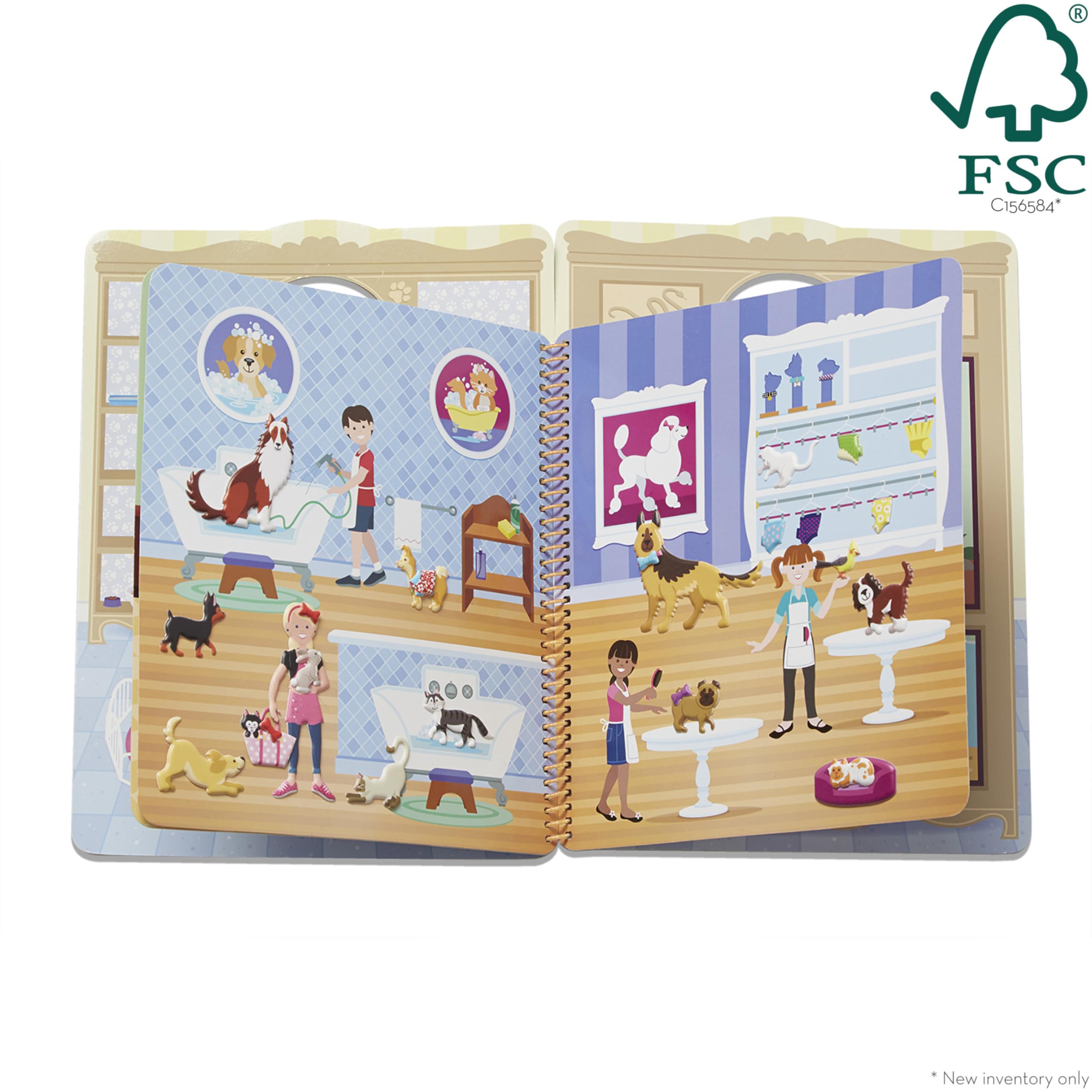 Melissa & Doug Pet Shop Puffy Sticker Set With 115 Reusable Stickers - FSC Certified