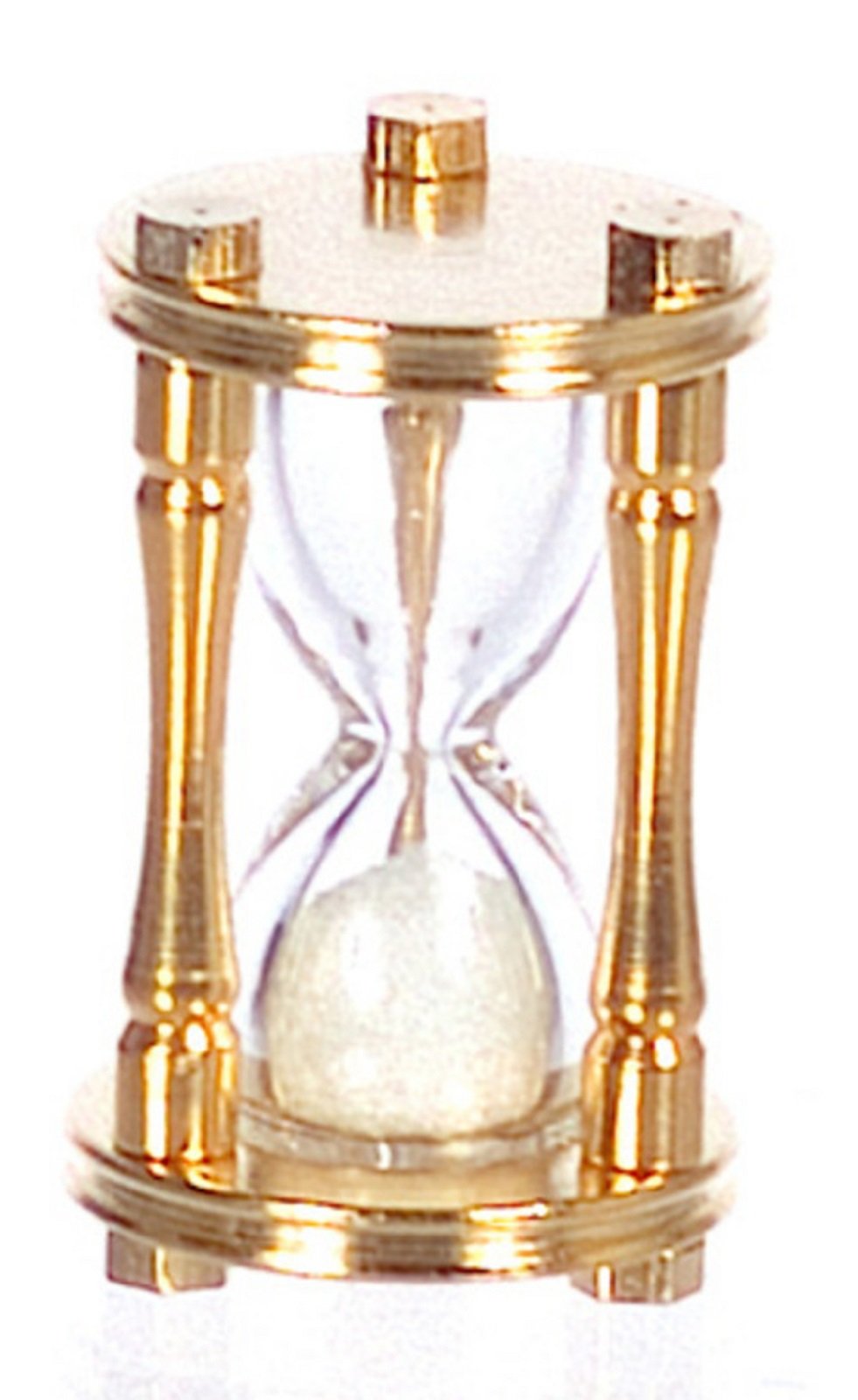Dollhouse Miniature 1:12 Scale Brass Hourglass #S8516