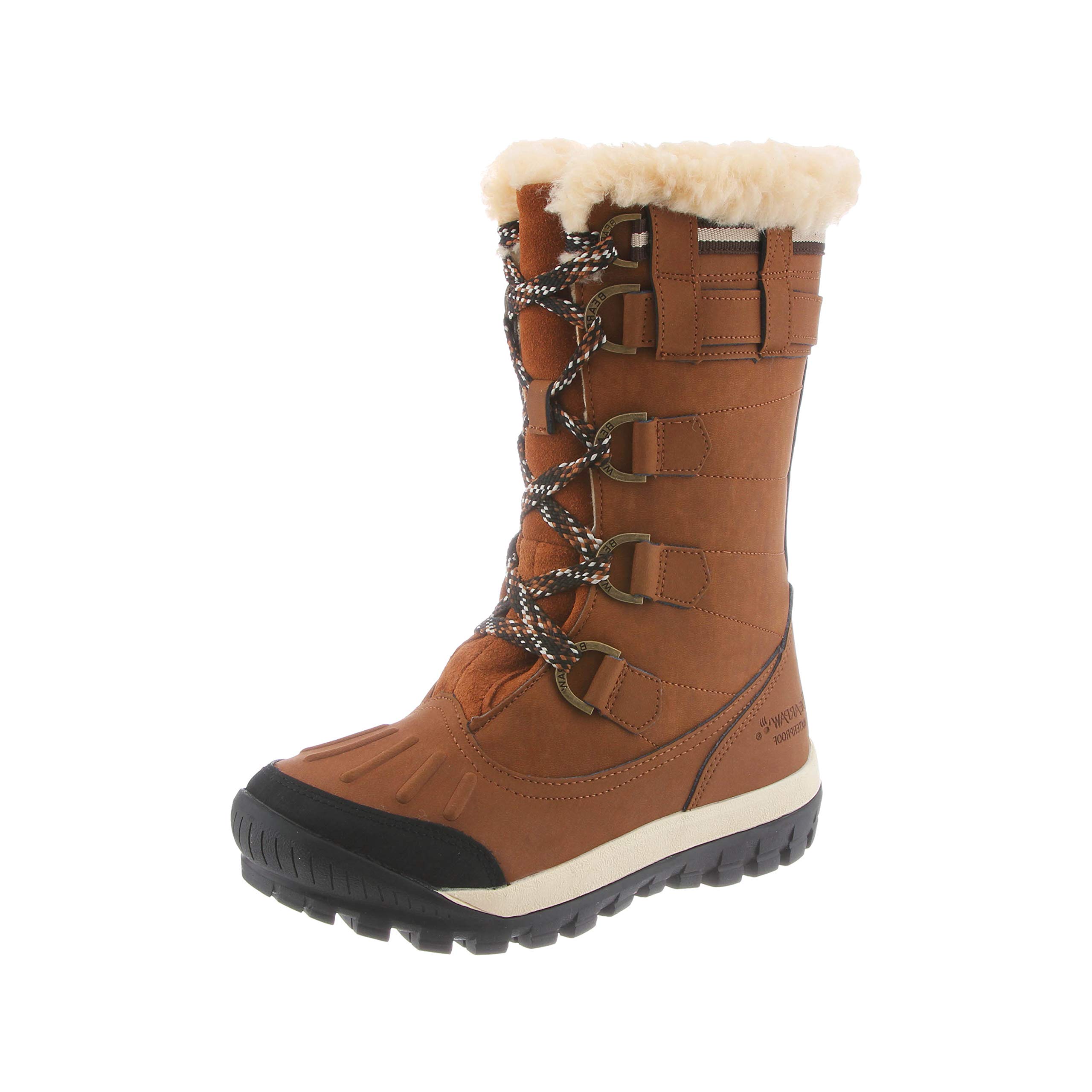 BEARPAW Women's Desdemona Hickory Size 10 | Women's Boot Classic Suede | Women's Slip On Boot | Comfortable Winter Boot