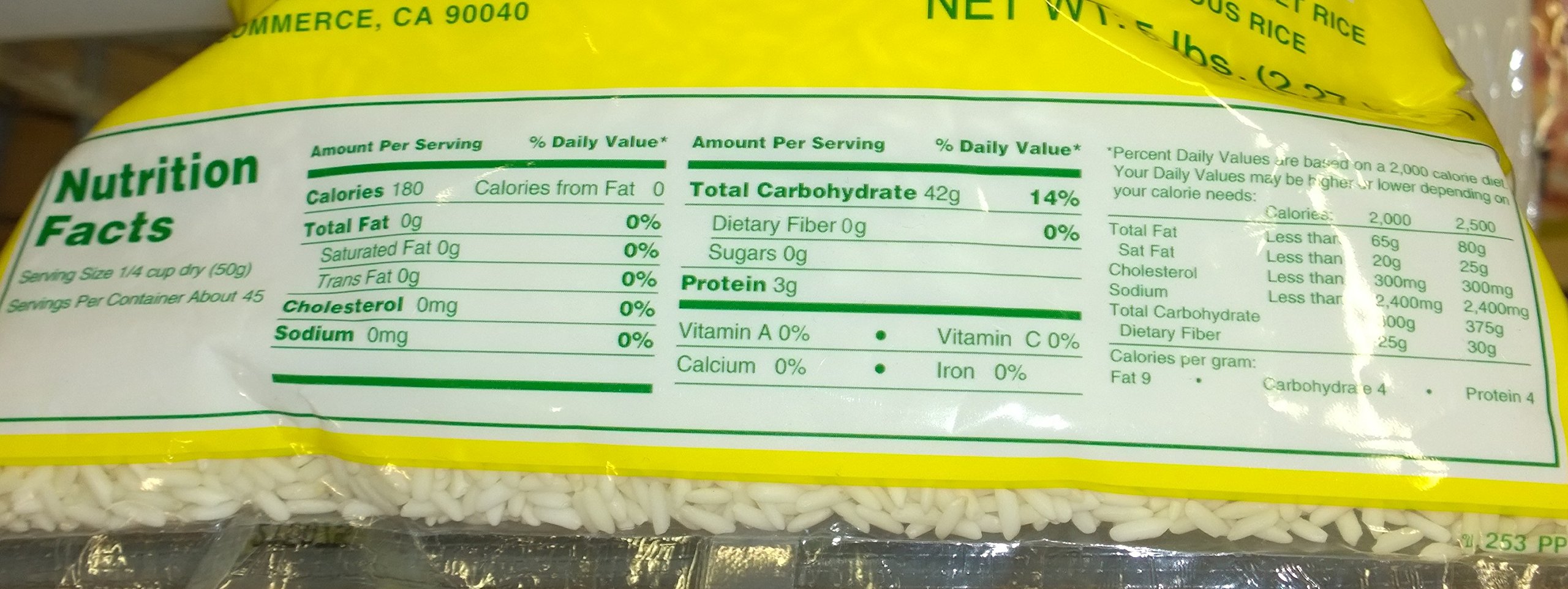 Sweet Rice or Sticky Rice (Malagkit) 5 Lbs