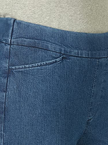 Chic Classic Collection Women's Easy-Fit Elastic-Waist Pant, Mid Shade, 18