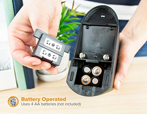 Bostitch Battery Desktop Pencil Sharpener, Black (02697)