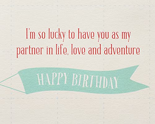 Papyrus Birthday Card for Husband (Partner in Life)