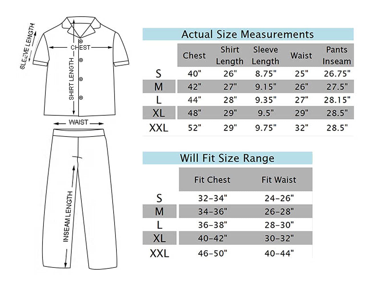 Lavenderi Women's Short Sleeve Classic Satin Pajama Set(X-Large,Silver