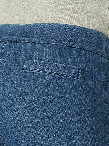 Chic Classic Collection Women's Easy-Fit Elastic-Waist Pant, Mid Shade, 18