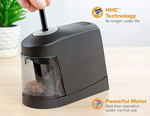 Bostitch Battery Desktop Pencil Sharpener, Black (02697)