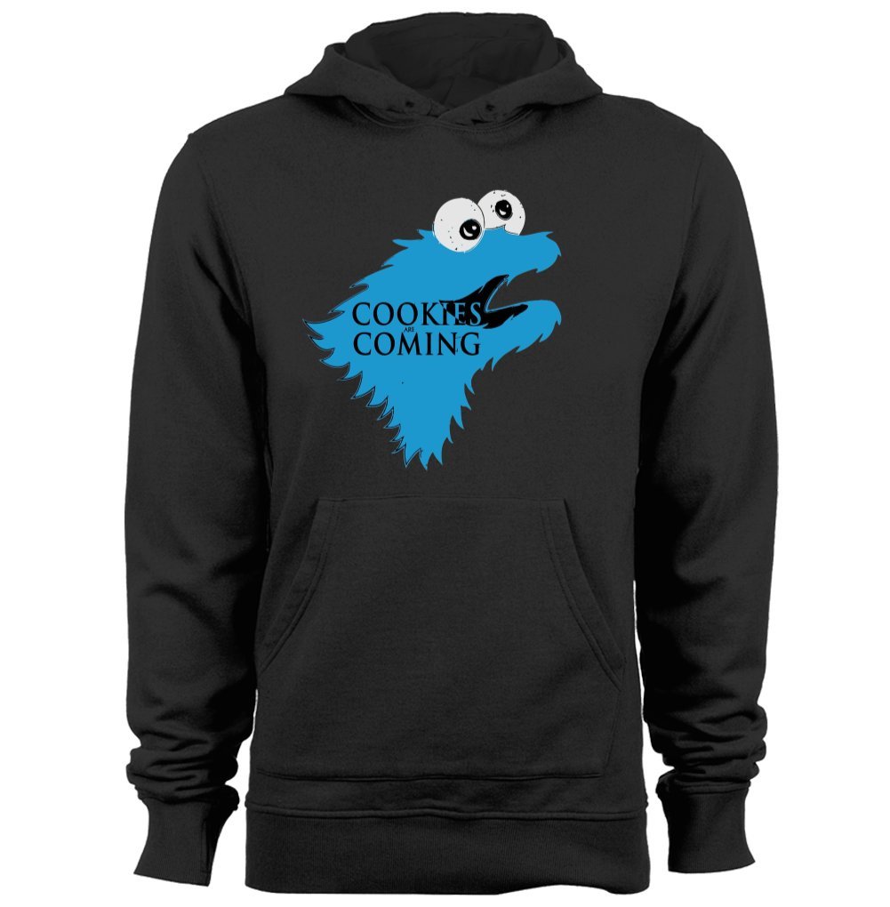 Cookies Are Coming Game Of Thrones Cookie Monster Sesame Street Unisex hoodies