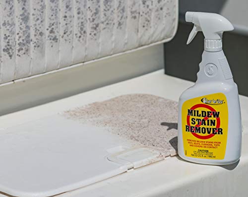 STAR BRITE Mold Stain & Mildew Stain Remover + Cleaner – Lifts Dirt & Removes Mildew Stains on Contact - 22 OZ Spray, clear (085616SS)