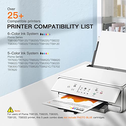 E-Z Ink (TM) Compatible Ink Cartridge Replacement for Canon CLI-281XXL 281 XXL Compatible with PIXMA TR7520 TR8520 TS6120 TS6220 TS8120 TS8220 TS9120 TS9520 TS9521C Printer (3 Pack)