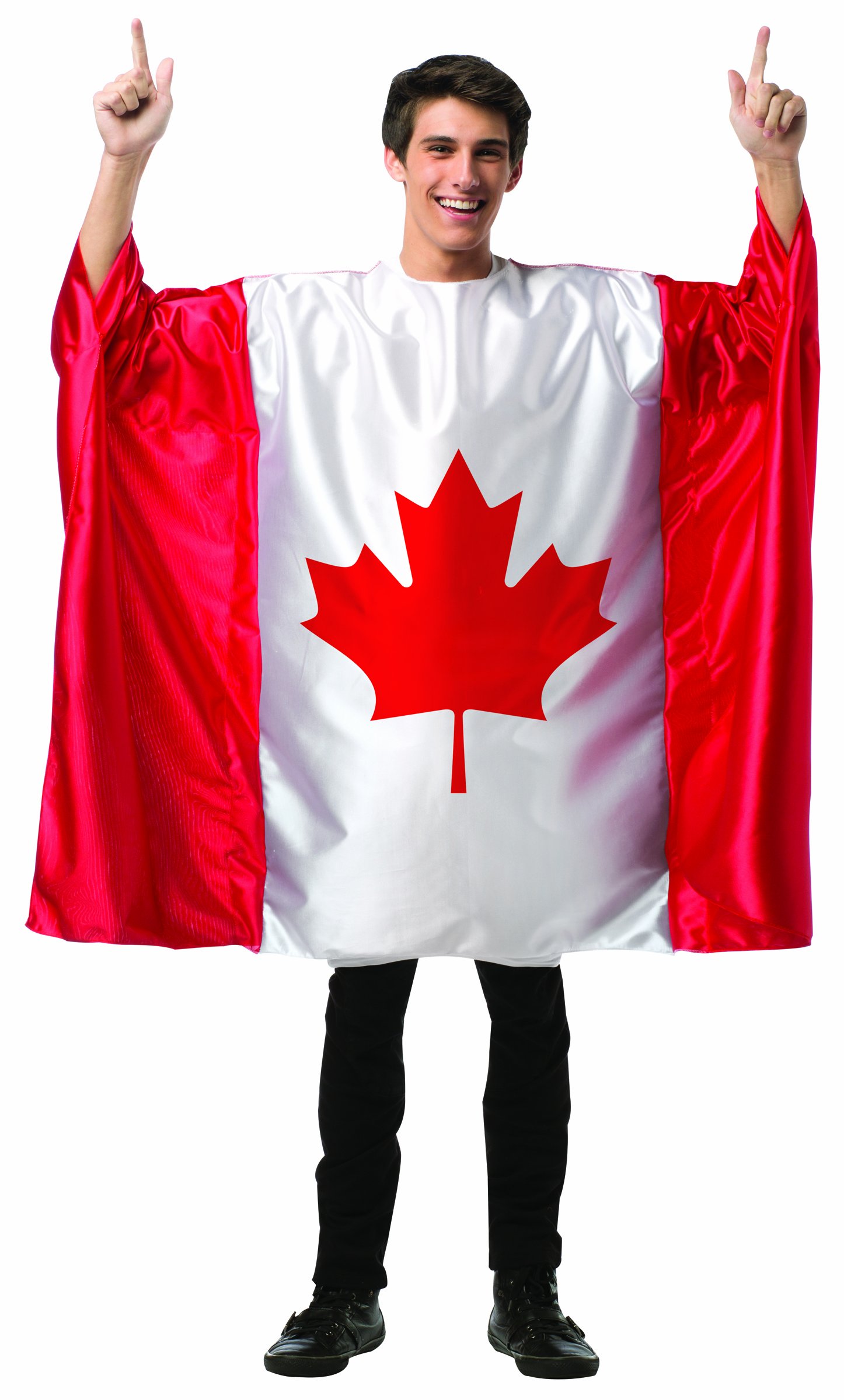 Rasta Imposta Men's Flag Tunic- Canada, Red/White, One Size