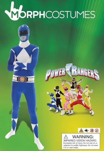 Morphsuits Men's Power Rangers, Blue, XX-Large