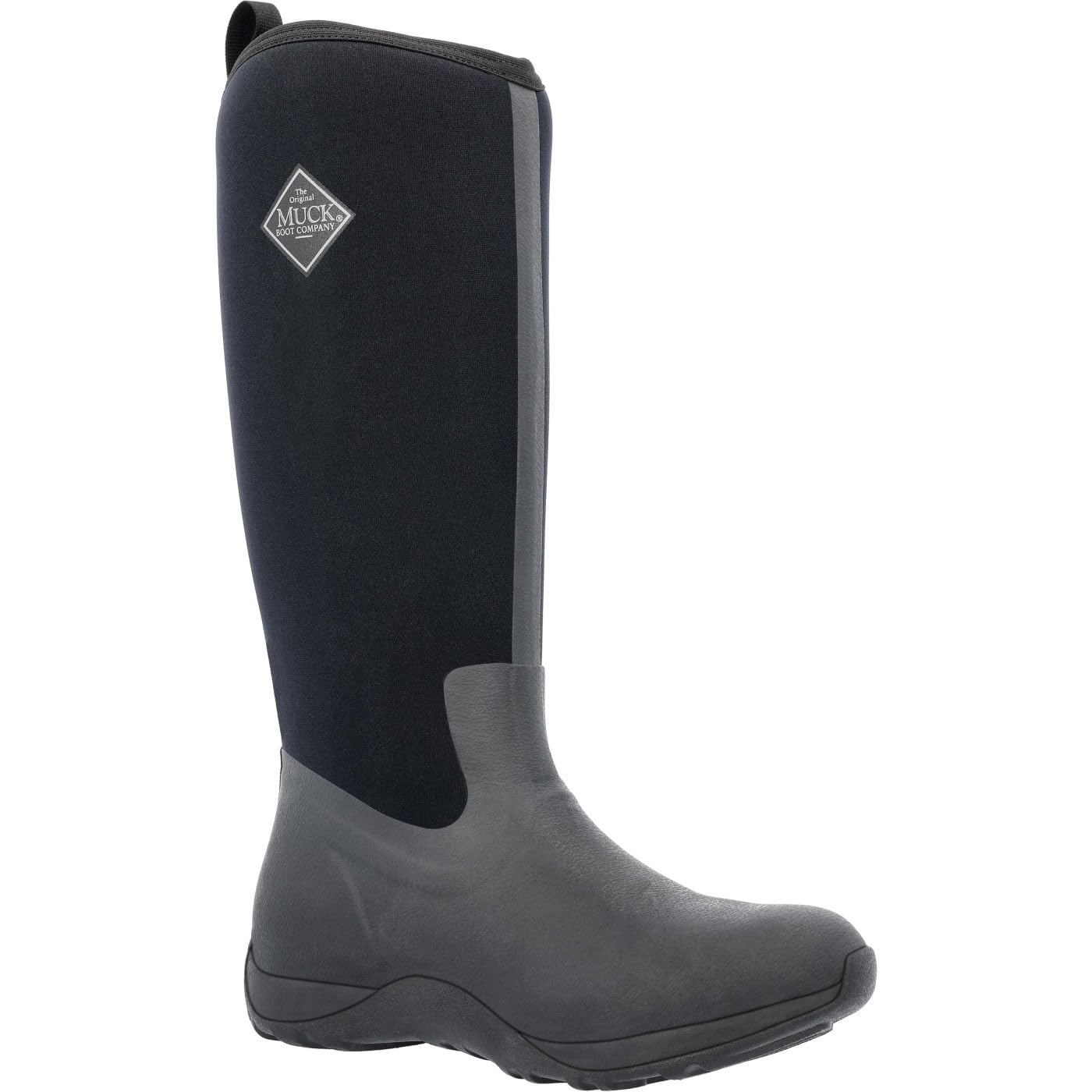 Muck Boot Muck Arctic Adventure Tall Rubber Women's Winter Boots, 10 M US, Black/Black