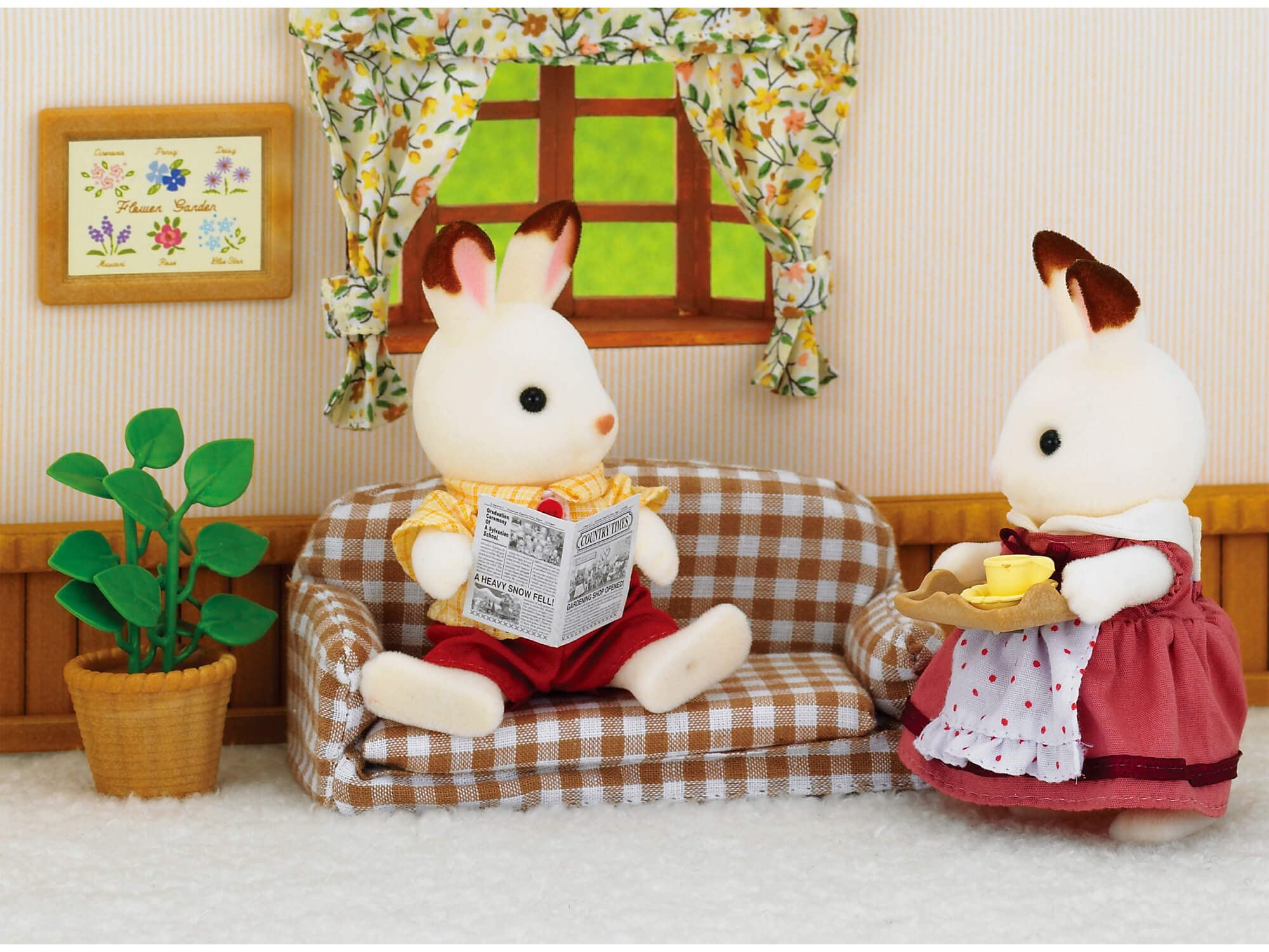 Sylvanian Families - Chocolate Rabbit Father Set