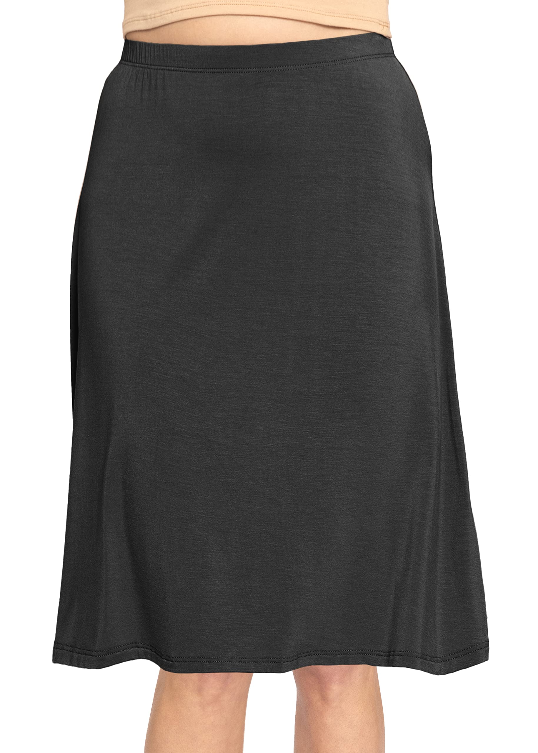 STRETCH IS COMFORT Women's A-Line Skirt Black Large
