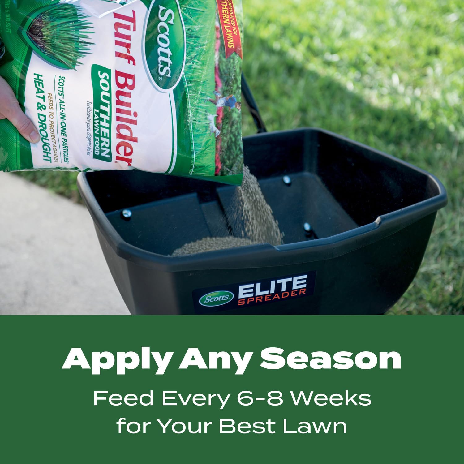 Scotts Turf Builder Southern Lawn Fertilizer for Southern Grass, 10,000 sq. ft., 28.12 lbs.