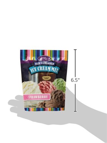 Nostalgia ICP825STRAW8PK Premium Strawberry Ice Cream Mix, 8 (8-Ounce) Packs, Makes 16 Quarts Total