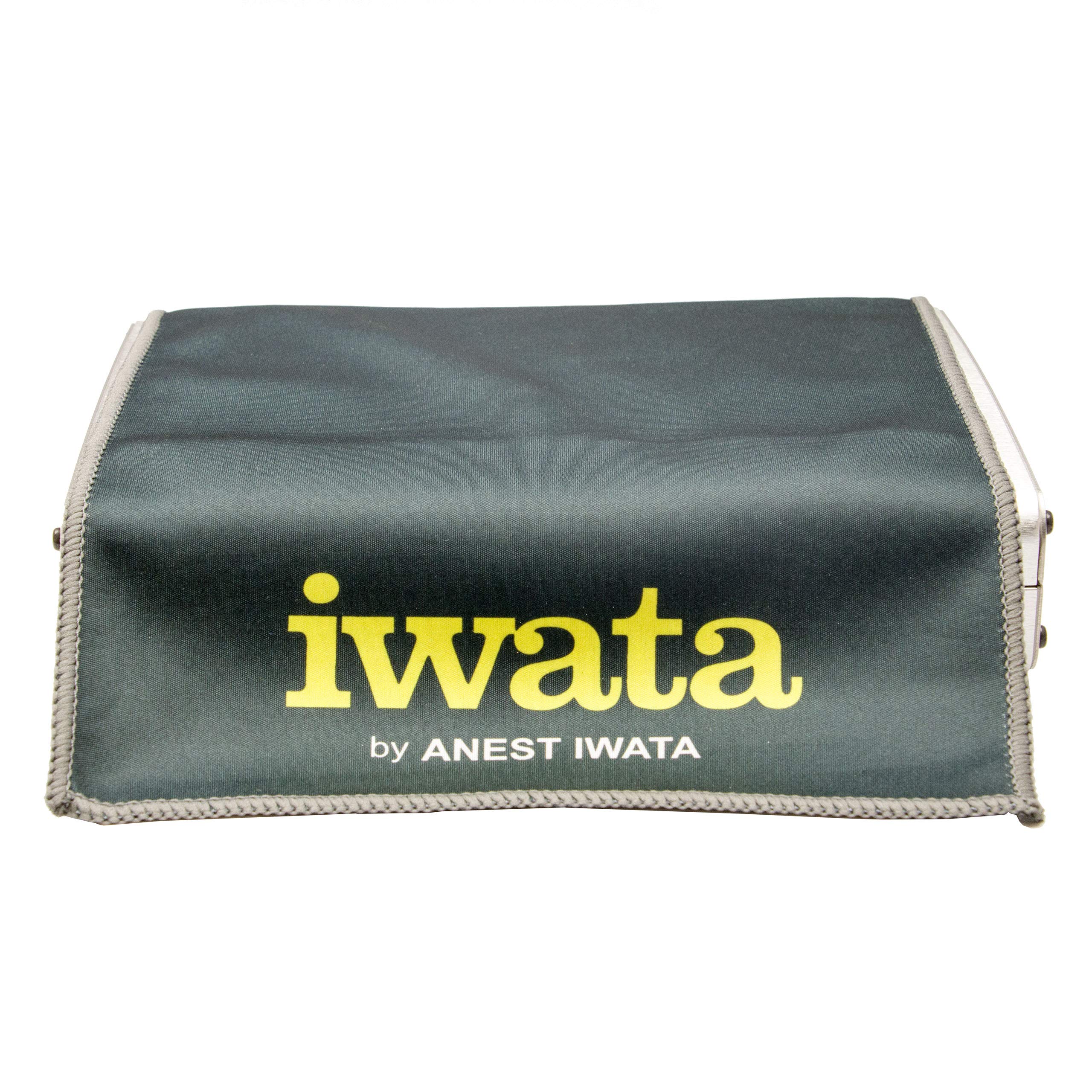 Custom Micron C Airbrush (ICM 4002) Version 2 by Iwata, Features a Square Shaped Trigger, Crown Cap Deck on End of Handle.23mm Needle and Nozzle, Silver