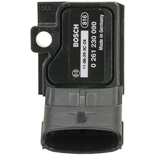 BOSCH 0261230090 Original Equipment Boost Pressure/Manifold Absolute Pressure (MAP) Sensor - Compatible with Select Volvo C70, S40, S60, S80, V50, V70, XC70, XC90