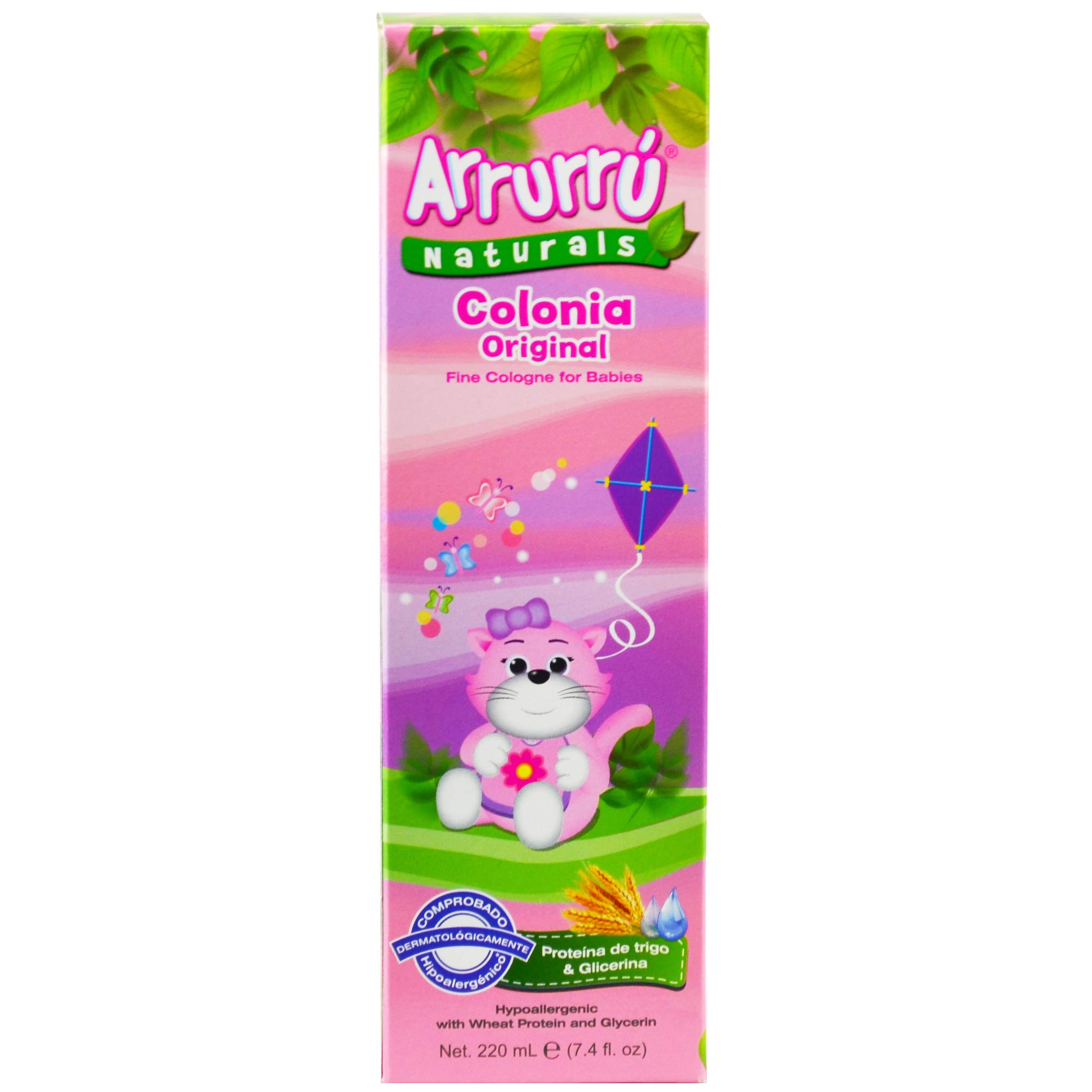 Arrurru Naturals Baby Cologne for Girls / Arrurru Colonia Original Ninas 7.4oz 220 ML