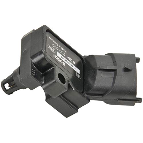 BOSCH 0261230090 Original Equipment Boost Pressure/Manifold Absolute Pressure (MAP) Sensor - Compatible with Select Volvo C70, S40, S60, S80, V50, V70, XC70, XC90