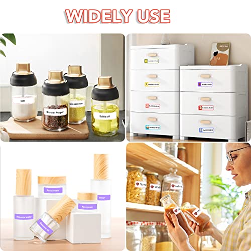Slofen Label Makers Machine with Tape,Bluetooth Portable Label Maker Printer Multiple Templates Available,Rechargeable for Home Office Organization, Compatible with iOS/Android