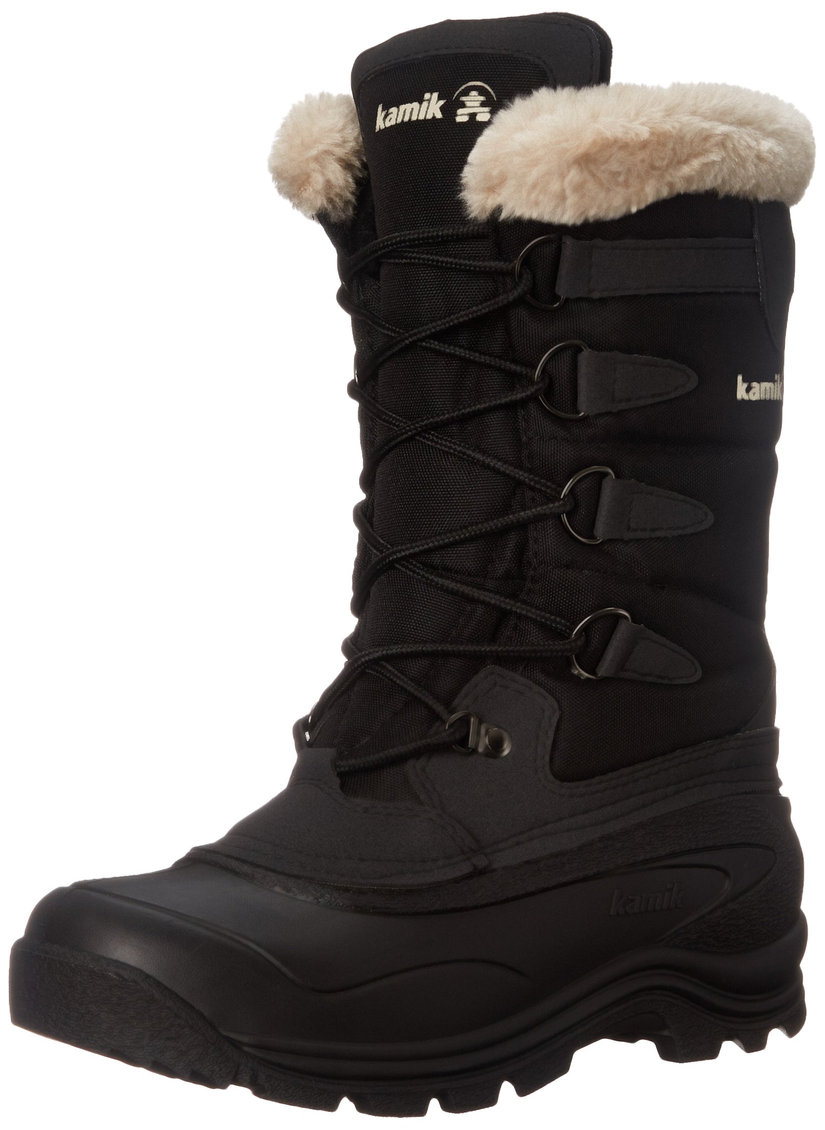 Kamik Women's Shellback Insulated Winter Boot,Black,10