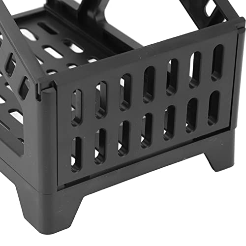 GOWENIC Barcode Printer Stand, Save Space Lightweight Convenient Mini Printer Bracket for General Labeling Machines, Universal External Face Sheet Bracket Thermal Label Bracket for Home Office(Black)