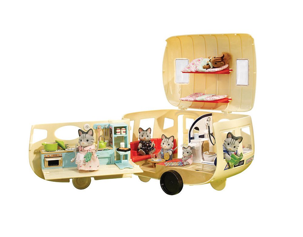 Calico Critters Caravan Family Camper - Take Your Critters on a Road Trip!