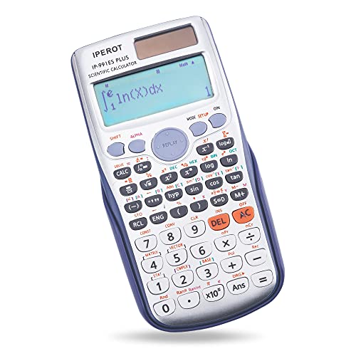 IPEROT Scientific Calculators, Scientific Calculator Large Screen 417 Functions, Calculators Very Suitable for High School and College Students Calculus Algebra and Other Math Textbooks (991ES Plus)