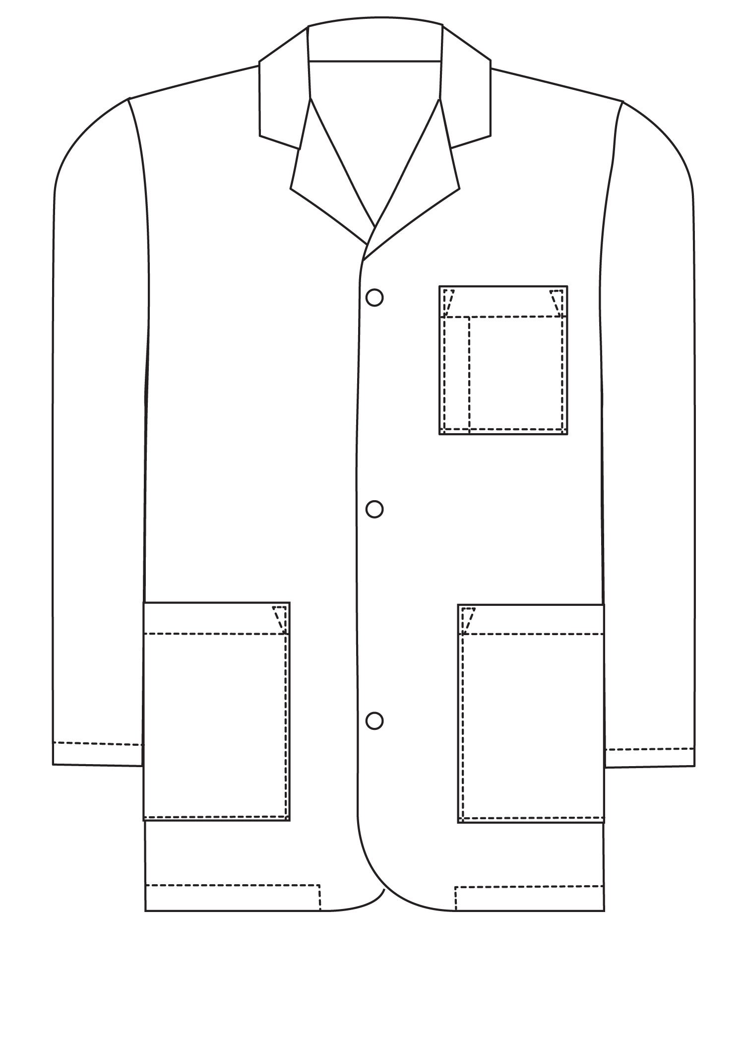 Adar Uniforms Universal Unisex Lab Coats - Classic 31" Consultation - 805 - Navy - S