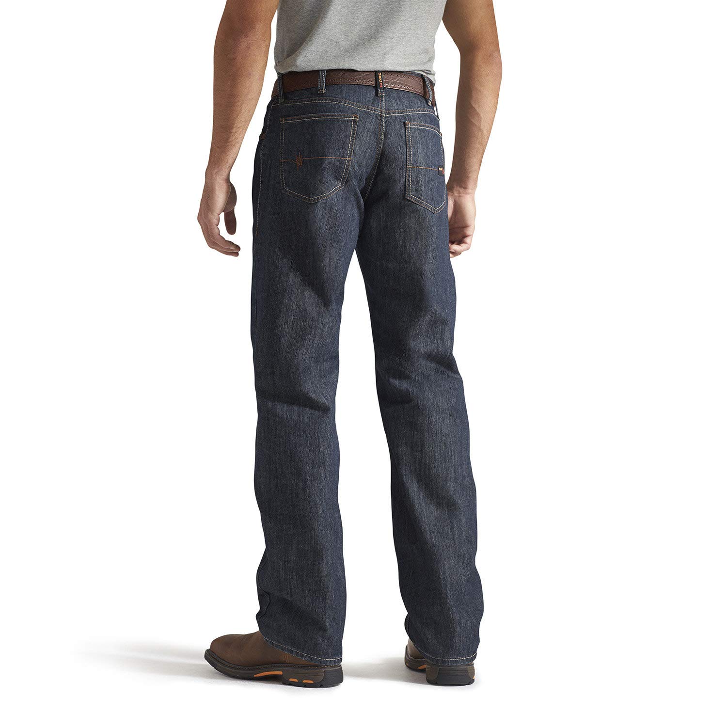 ARIAT FR M3 Loose Basic Stackable Straight Leg Jeans - Men’s Traditional Fit Denim