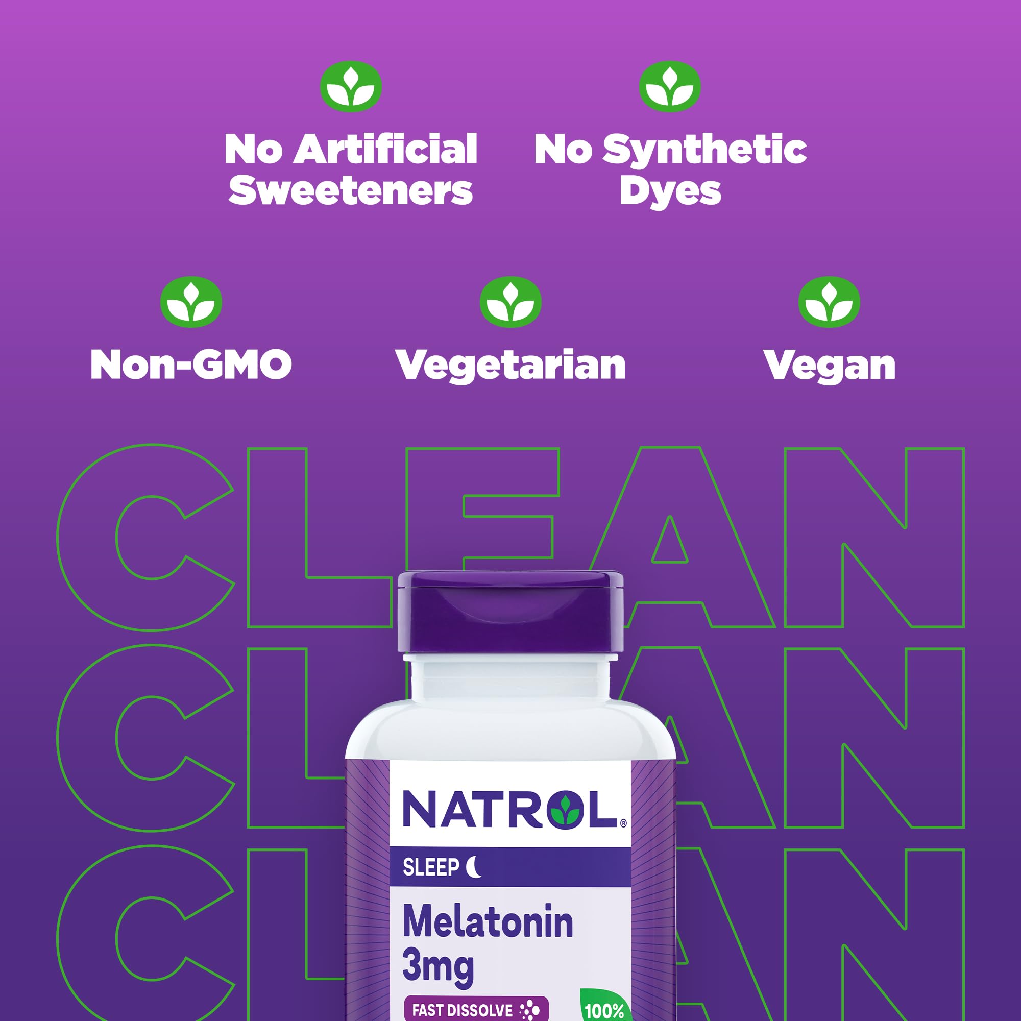 Natrol Fast Dissolve Melatonin 3 mg, Melatonin Supplements for Restful Sleep, Sleep Support for Adults, 150 Strawberry-Flavored Tablets, Up to a 150 Day Supply