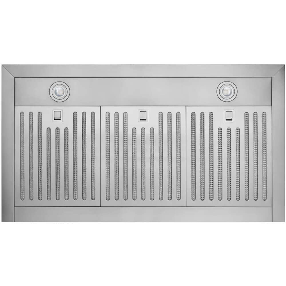 Broan-NuTone BWP2366SS Convertible Wall-Mount LED Lights Pyramidal Chimney Range Hood, 630 MAX Blower CFM, 36-Inch, Stainless Steel