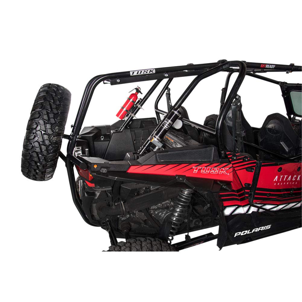 Tusk UTV Rear Bumper, Cargo Rack, and Spare Tire Carrier