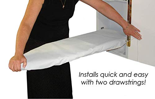 Handi-Press Iron-A-Way Ironing Board Replacement Cover and Pad, Cool Grey